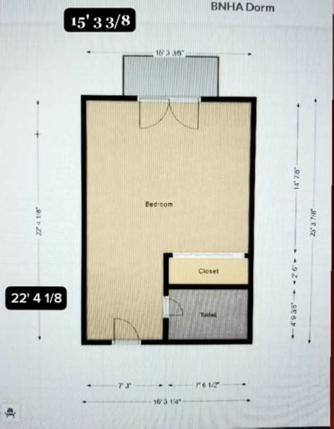Mha Dorm Room Layout