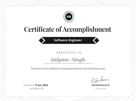 satyam singh on linkedin softwareengineer hackerrankcertified continuouslearning coding…