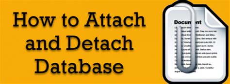 Sql Server T Sql Script To Attach And Detach Database Sql Authority With Pinal Dave