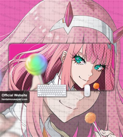Darling In The Franxx Zero Two Gaming Mousepad Ver1 HentaiMousePad Com