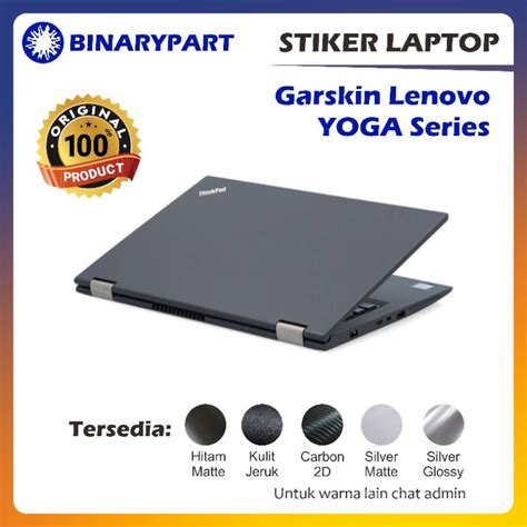 Jual Garskin Stiker Laptop Lenovo Thinkpad Seri Yoga Shopee Indonesia