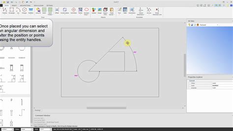Draft It V5 Angular Dimensions Youtube