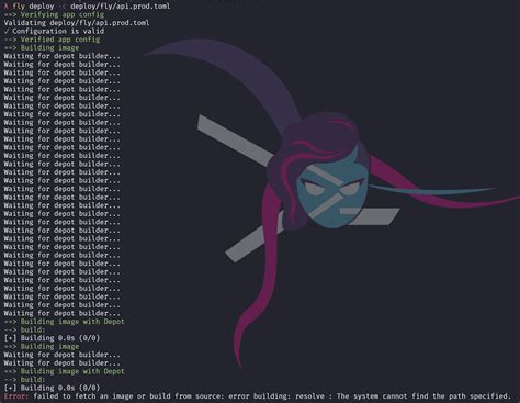 Error Building Resolve The System Cannot Find The Path Specified