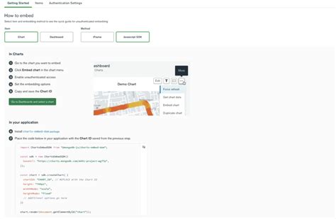 atlas charts adds a dedicated hub for managing embedded charts and