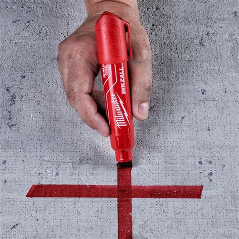 Milwaukee 48223266 INKZALL Red Extra Large Chisel Tip Marker