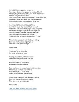 Battle Scars Lyrics