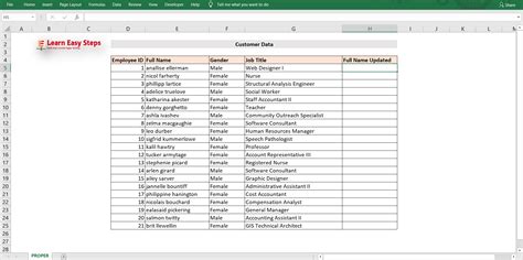 How To Use Proper Function In Excel Learn Easy Steps