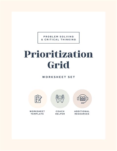 Prioritization Grid Templates And Printables