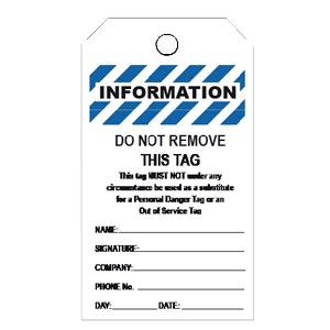 INFORMATION TAG MMS Safety Australia