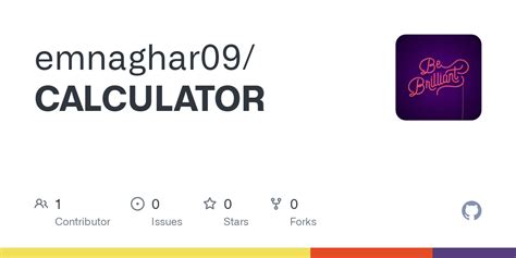 Github Emnaghar Calculator