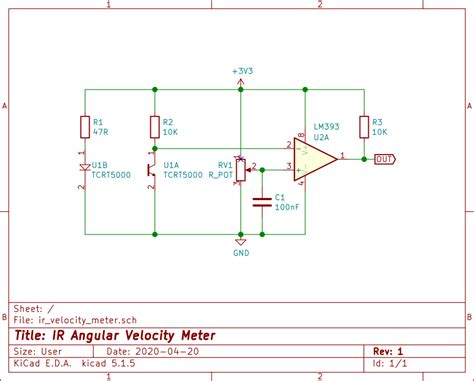 Project Log 3 Ir Rotation Sensor Circuit Details