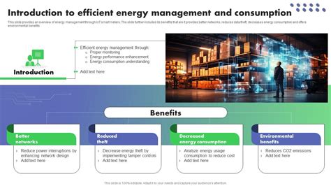 Introduction To Efficient Energy Optimizing Energy Through Iot Smart