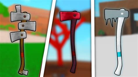 The Best Axes You Must Have In Lumber Tycoon 2 Youtube