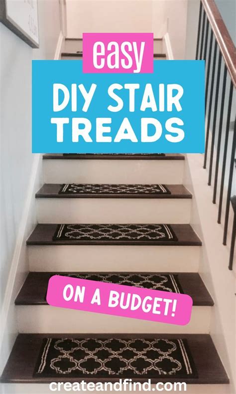 Easy Diy Stair Treads On A Budget Easy Staircase Ideas Diy Stair
