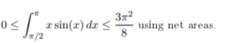 Solved Consider π xsin x dxfor x between Chegg com