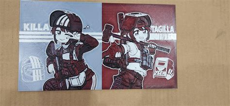 Killa And Tagilla Anime Poster 3d Printed Full Color Tarkov Gamer Wall Art Etsy