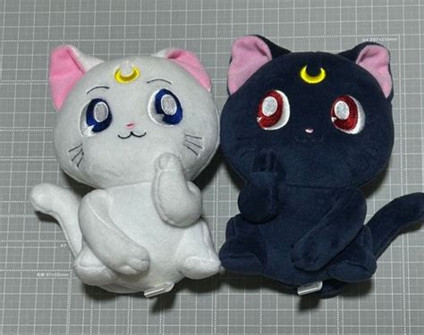 Sailor Moon Plush Pair Set Luna And Artemis Plush Ebay Uk