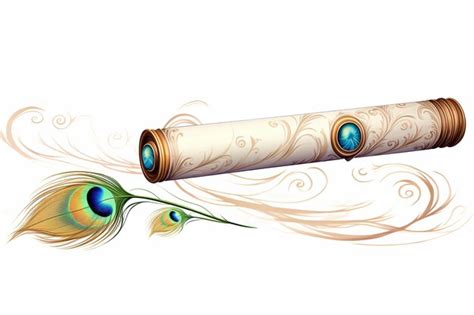 Peacock Feather Scroll Vectors And Illustrations For Free Download