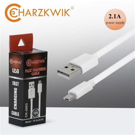 White Fast Usb Charging Cable Cable Size Mm Length At Best Price In New Delhi