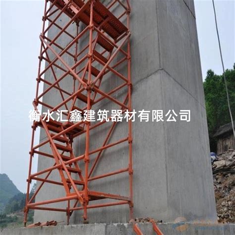 桥梁建筑爬梯 挂网式爬梯 安全爬梯 香蕉式安全爬梯 汇鑫生产 汇鑫建筑 九正建材网