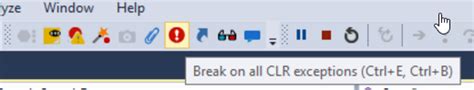 C Can I Get Visual Studio To Ignore A Specific Instance Of An Exception Stack Overflow