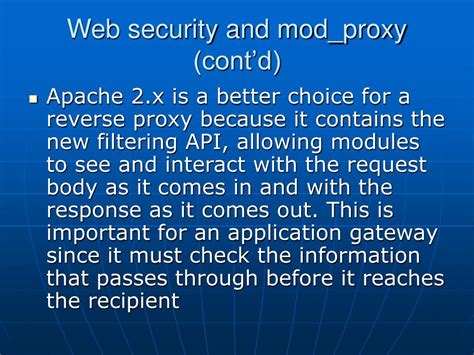 ppt secure web gateway with mod security and mod proxy powerpoint