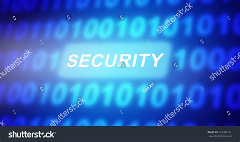 Security Text Binary Code Stock Illustration 592384751 Shutterstock