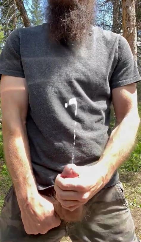 Bi Bearded Redneck Jacks Off Very Hairy Dick Outdoors ThisVid Com