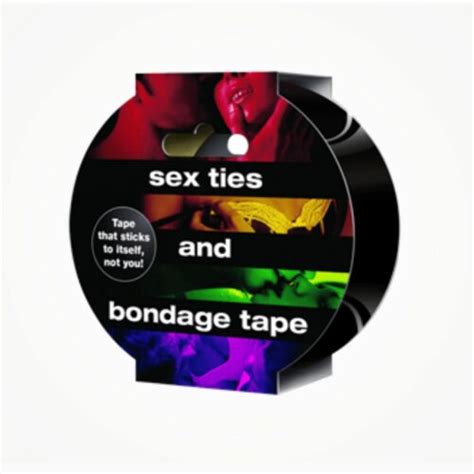 Sex Ties Bondage Tape Black