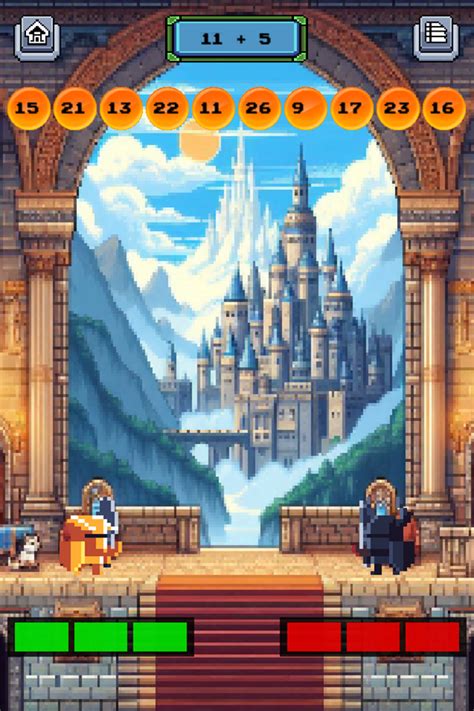 🕹️ Play Knight Math Game Free Online Fantasy Rpg Math Quiz Video Game