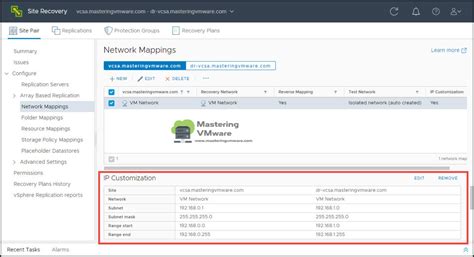 Ip Customization In Srm Mastering Vmware