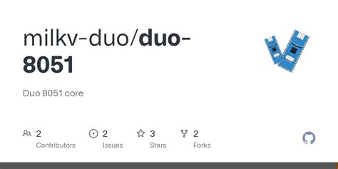 Github Milkv Duoduo 8051 Duo 8051 Core