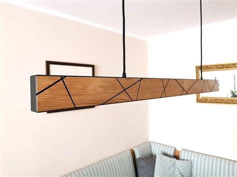 Wall Light Rectangle 1 Made Of Solid Oak Etsy Denmark Artofit