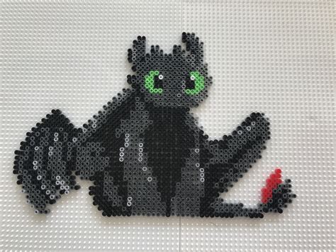 Toothless Dragon Pixel Art