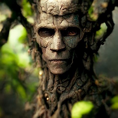 Living Tree Dnd Character Portrait Character Design Dnd Etsy