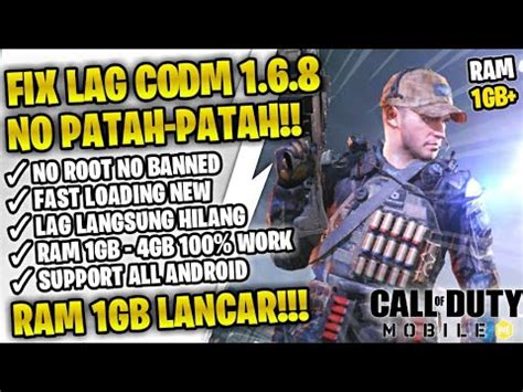 CARA MENGATASI LAG DI GAME CALL OF DUTY MOBILE FIX LAG CODM YouTube
