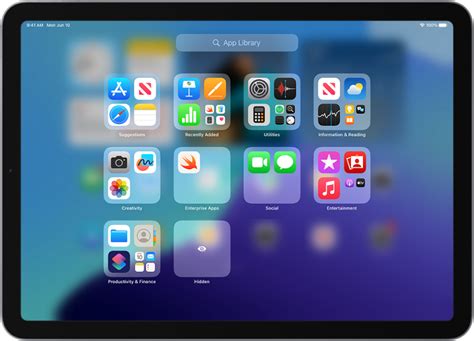 Find And Use Your Apps In App Library On Ipad Apple Support Sg