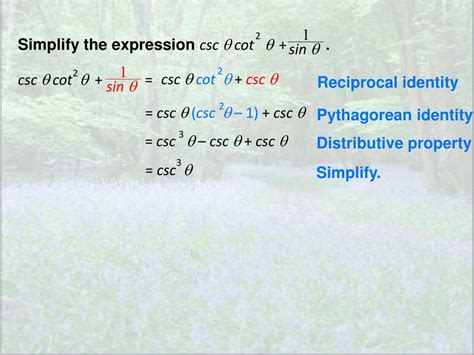 Ppt 103 Verify Trigonometric Identities Powerpoint Presentation