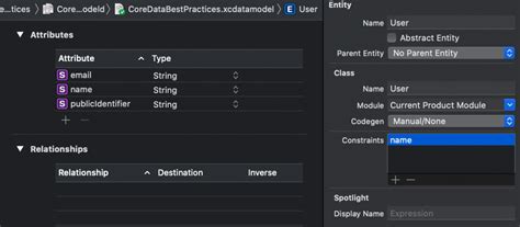 Constraints In Core Data Entities Explained SwiftLee