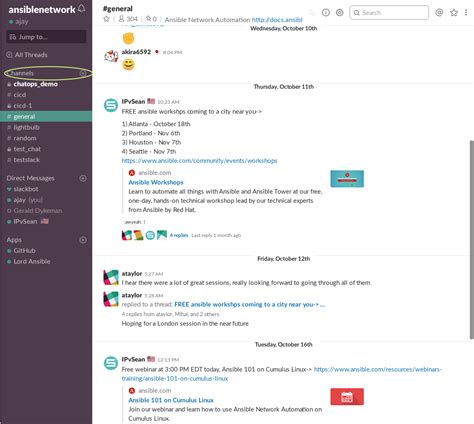 chatops demo workshops