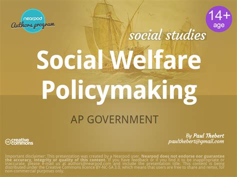 Social Welfare Policymaking