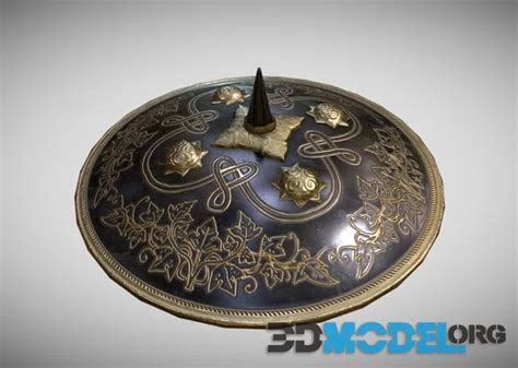 3d Model Dhal Shield Pbr
