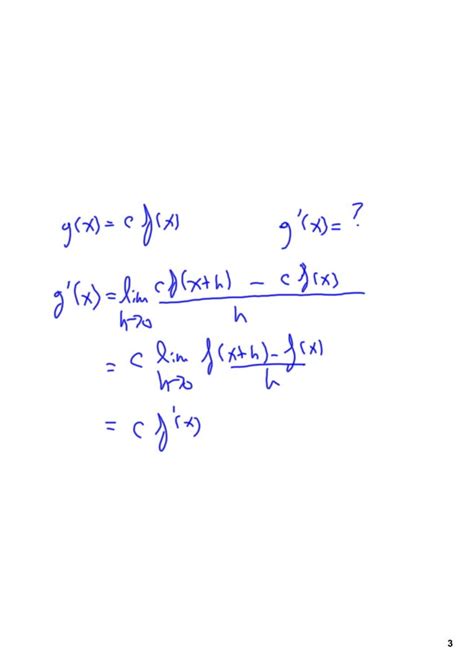 Precalculus Intro To Calculus 3 1 Product Rule Pdf
