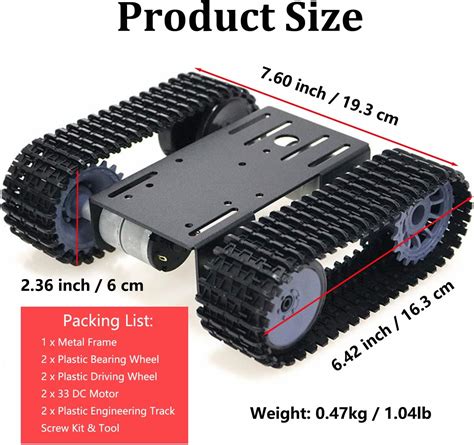 Smaringwing Diy Tracked Robot Chassis Kit With Smart Tank Car India Ubuy