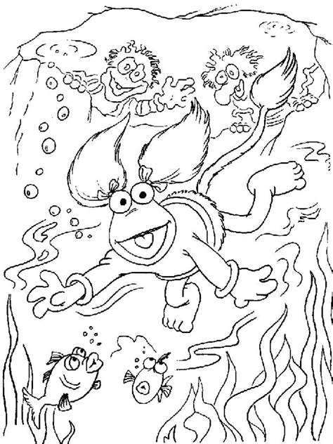 Fraggle Rock Coloring Pages Iftttnoqdbsf
