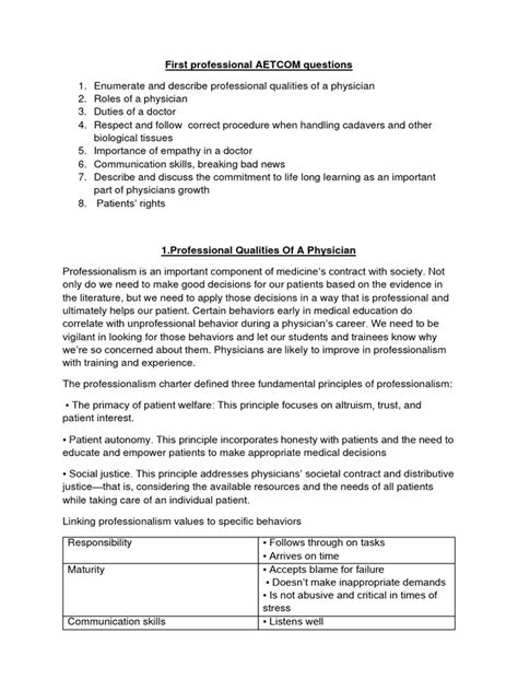 Aetcom New 1 Pdf Physician Empathy