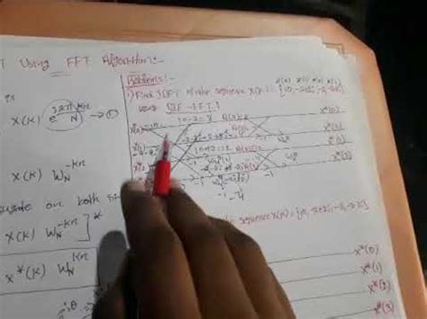 IDFT USING POINT DIF FFT AND DIT FFT ALGORITHM YouTube
