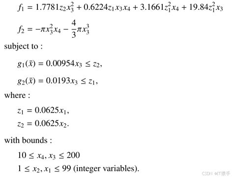 多目标应用（一）：多目标麋鹿优化算法（moeho）求解10个工程应用，提供完整matlab代码有哪些元启发式算法用于解决gear Train Design Problem Csdn博客