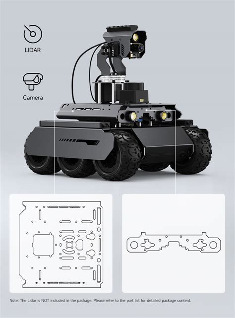 Ugv Rover Open Source 6 Wheels 4wd Ai Robot Dual Controllers All