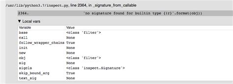 No Signature Found For Builtin Type Error · Issue 1314